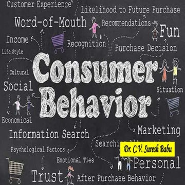 Introduction to consumer behaviour | PPTX