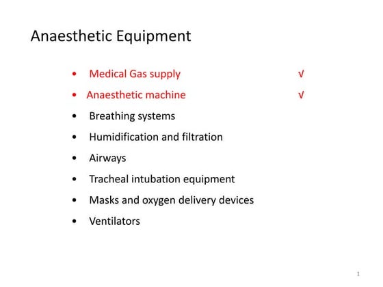 Anaesthesia breathing systems | PPT