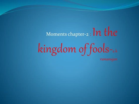 9 in the kingdom of fools | PPT | Christianity | Religion & Spirituality