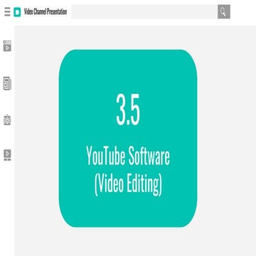 YouTube Software - Video Editing | PDF