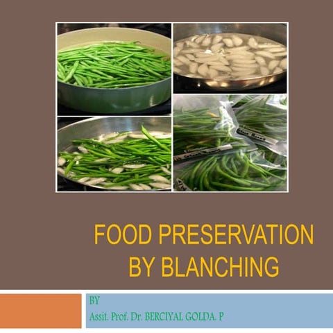 Blanching | PPTX
