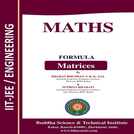 Matrices | PDF