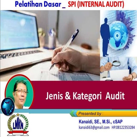 Jenis dan Kategori Audit _Pelatihan Dasar "Satuan Pengawasan Internal (SPI)" | PPTX