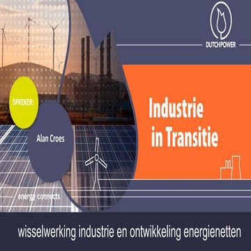 Wisselwerking industrie en ontwikkeling energienetten | PPT