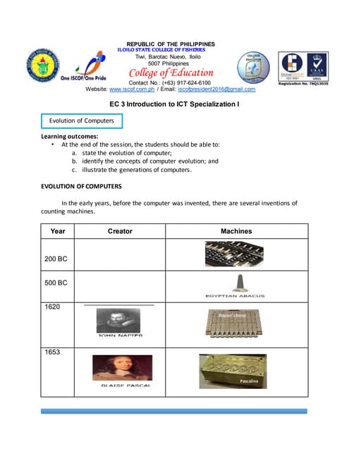 Evolution Of Computer Pdf