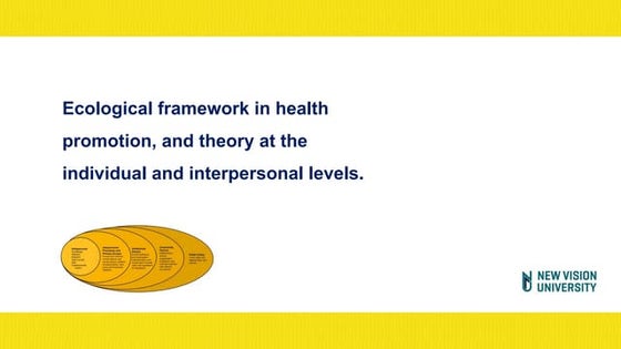 The social ecological model | PPT