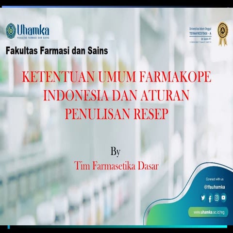 Catatan Farmasi - Bahasa Latin Resep | DOCX
