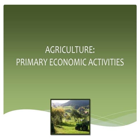 Lecture Notes: Principles of Agricultural Economics | PDF