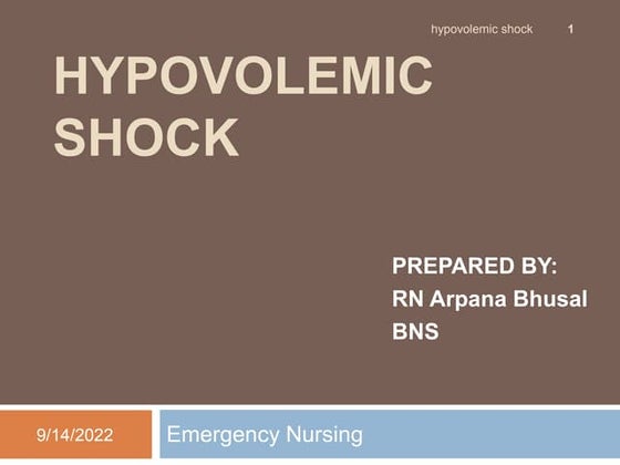 Shock | PPT