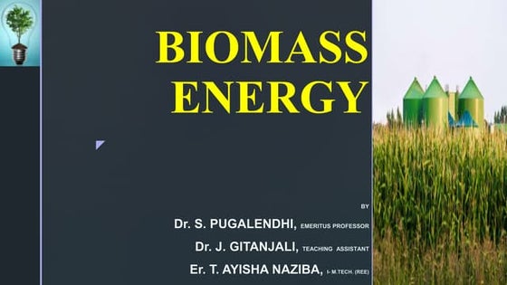 Biomass enegy -1.docx | Agriculture | Industries