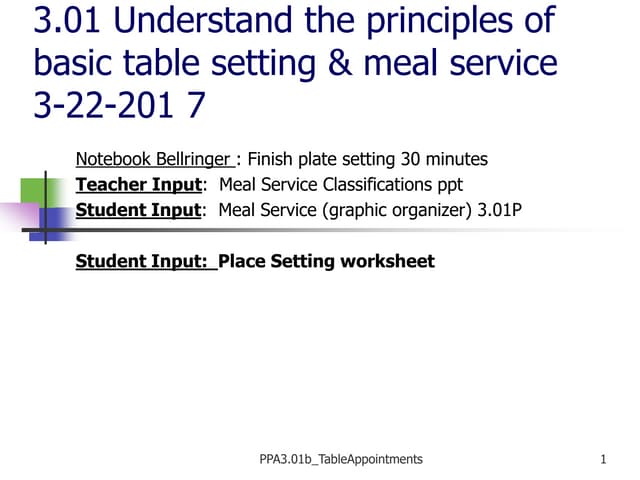 Blueplate Meal Service | PPT