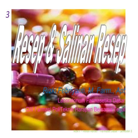 3. Resep dan Salinan Resep PPT.ppt