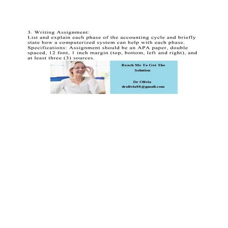 3. Writing AssignmentList and explain each phase of the account.docx