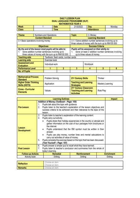 NMP-Q1-W3.docx Lesson Plan in National Mathematics Program | PPT