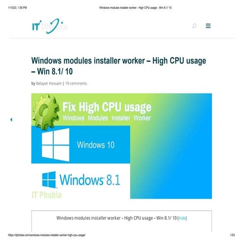 3.Windows modules installer worker - High CPU usage - Win 8.1_ 10.pdf ...