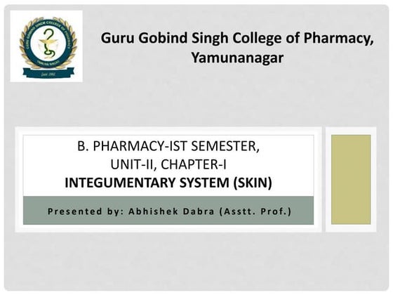 Science 6_Q2_L2_Parts and Functions of the Integumentary System.pptx ...