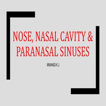 3. Nose, Nasal Cavity and Paranasal Air Sinuses.pdf