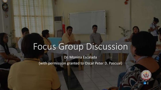 Focus group discussion | PPTX