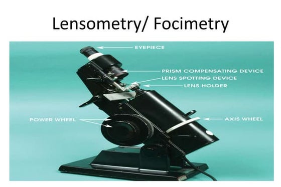 Lensometer | PPT