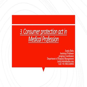 3.1 Consumer protection act in Medical Profession.pptx