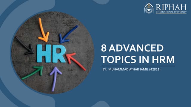 3 Summary Of 8 Topics M Athar Jamil Assignment2pptx