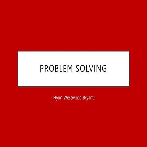 3.1 Problem Solving.pptx | Cameras and Camcorders | Consumer Electronics