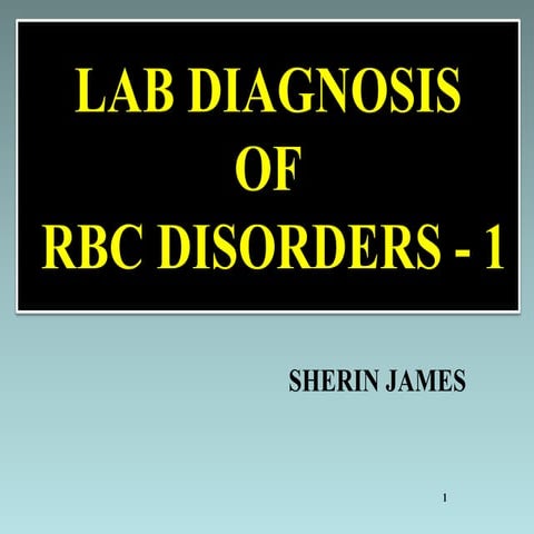 RBC DISORDERS.ppt