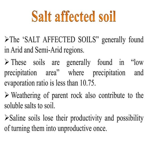 Salinity and Types of Salinity | PPTX