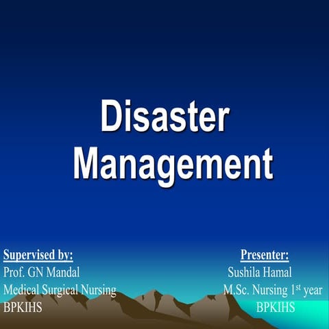 3 . Disaster management.ppt