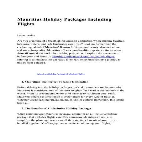 3.Mauritius Holiday Packages Including Flights.pdf