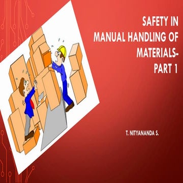 Safety in Material Handling | PPTX