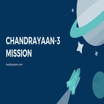The Journey Of Chandrayan-3 | PDF
