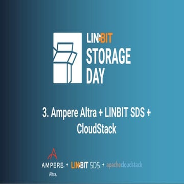 Ampere Altra + LINBIT SDS + CloudStack | PDF | Cloud Computing | Internet