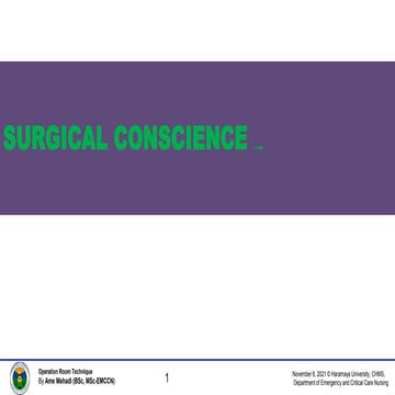 SURGICAL CONSCIENCE.pptx