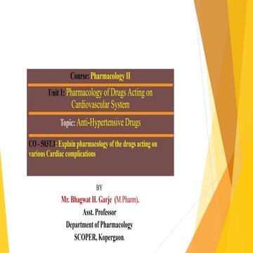 3 Anti Hypertensive Drugs Pdf