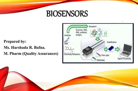 Biosensor Working & Application | PPT