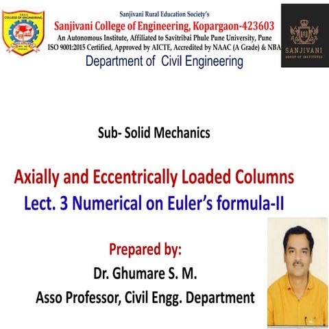 Solid Mechanics Numerical on Euler's Theory-II.pptx