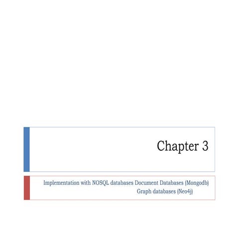 3implementation With Nosql Databases Document Databases Mongodbpptx