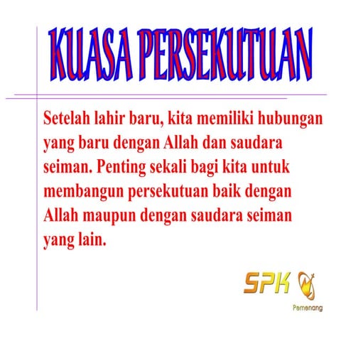 Kuasa Persekutuan materi kelas SPK sentani | PPT