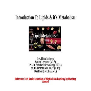 3. Introduction to Lipid & its Metabolism.pptx