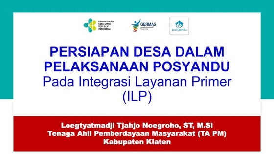 Integrasi Layanan Primer di Puskesmas, Pustu, dan Posyandu | PPT