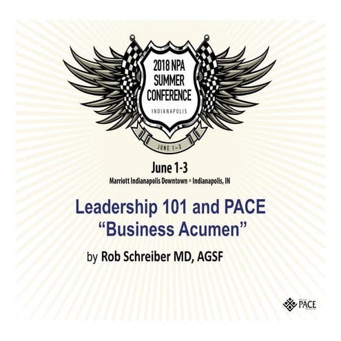 3. Leadership 101 and PACE Business Acumen_SCHRIEBER.pdf3. Leadership ...