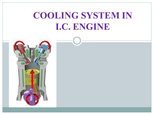 Engine Cooling system | PPTX