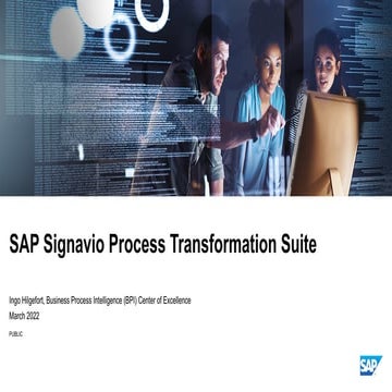 Sap Signavio Process Transformation Suite Asug Webinar 03 2022 Pdf