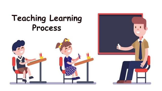 Teaching learning process | PPTX