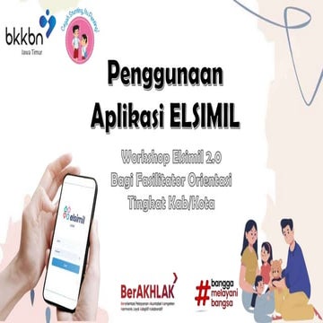 tata cara mengoperasikan aplikasi SIGA mobile Elsimil BKKBN | PPTX