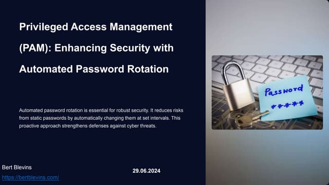 Strengthening Cybersecurity With Automated Password Rotation Systems Ppt