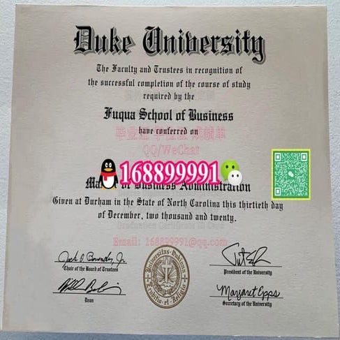 Duke University degree offer diploma Transcript | PPT