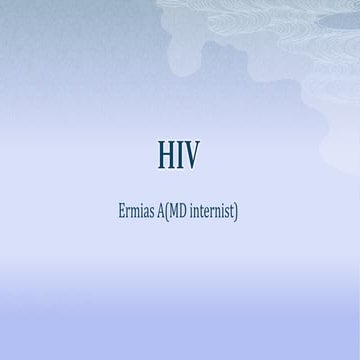WHO Staging of HIV and AIDS.ppt