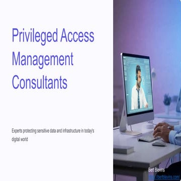 Expert Privileged Access Management Consulting Services | PPTX